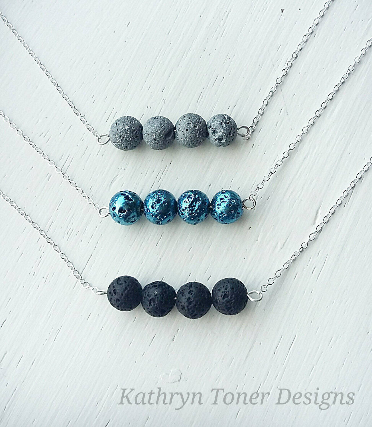 Essential Oil Diffuser Necklace Lava Stone Necklace - Etsy Canada