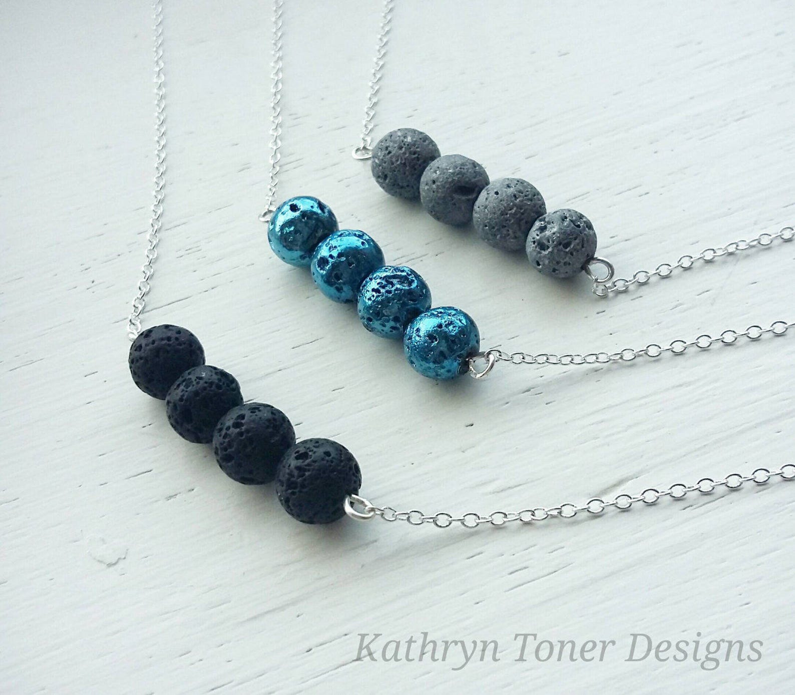 Essential Oil Diffuser Necklace Lava Stone Necklace - Etsy Canada