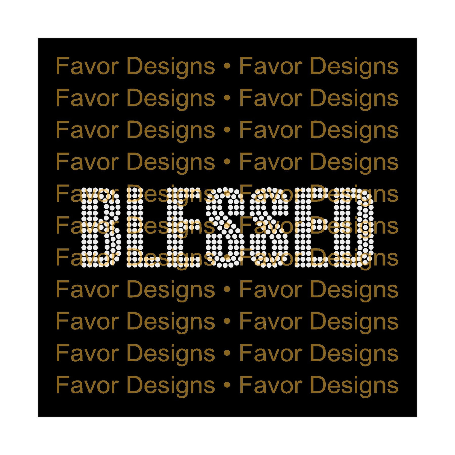 Blessed Rhinestone SVG 10 SS Rhinestone Svg Blessed Svg Svg - Etsy