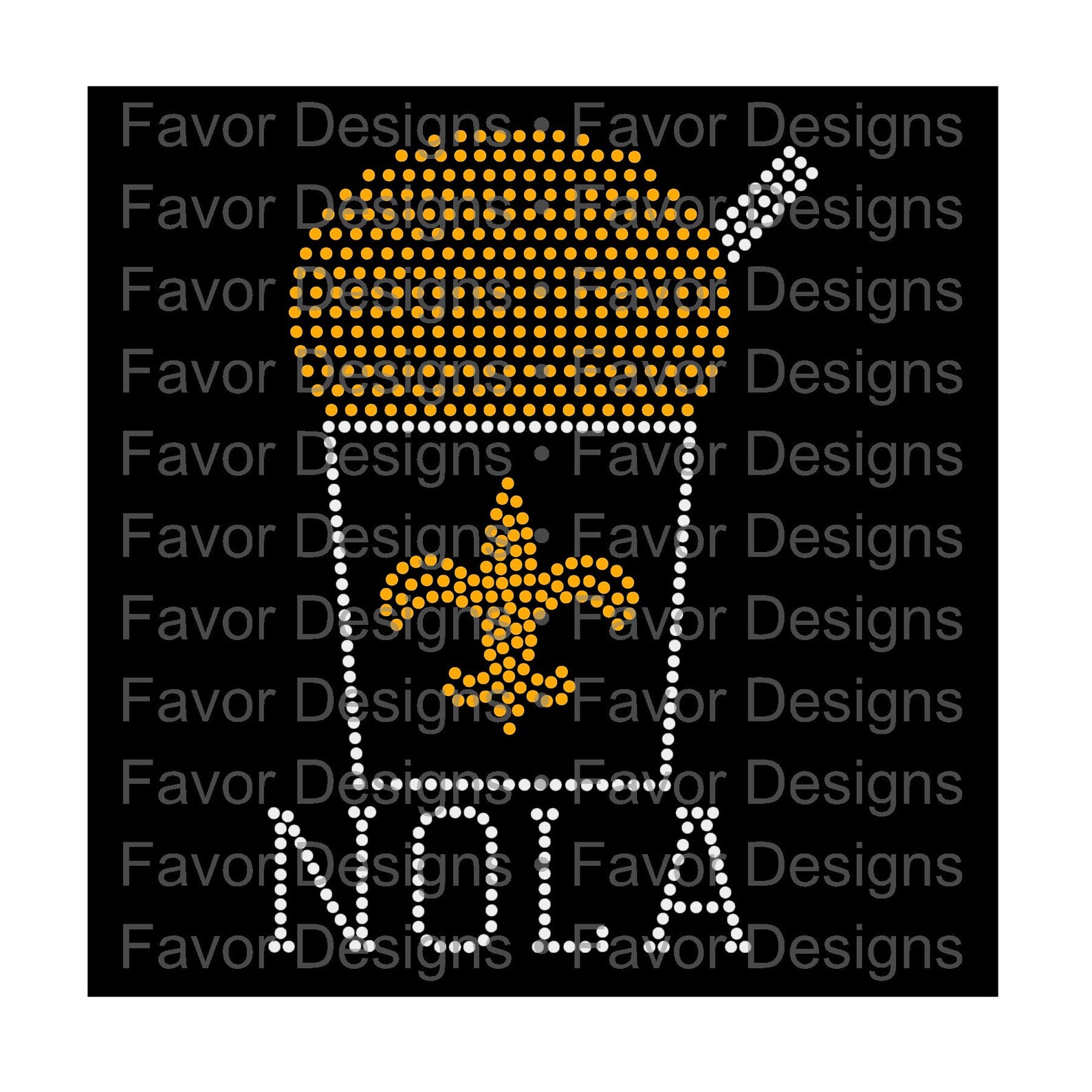 NOLA Snowball SVG, Snowball Svg, Rhinestone Svg, Rhinestone Transfer ...