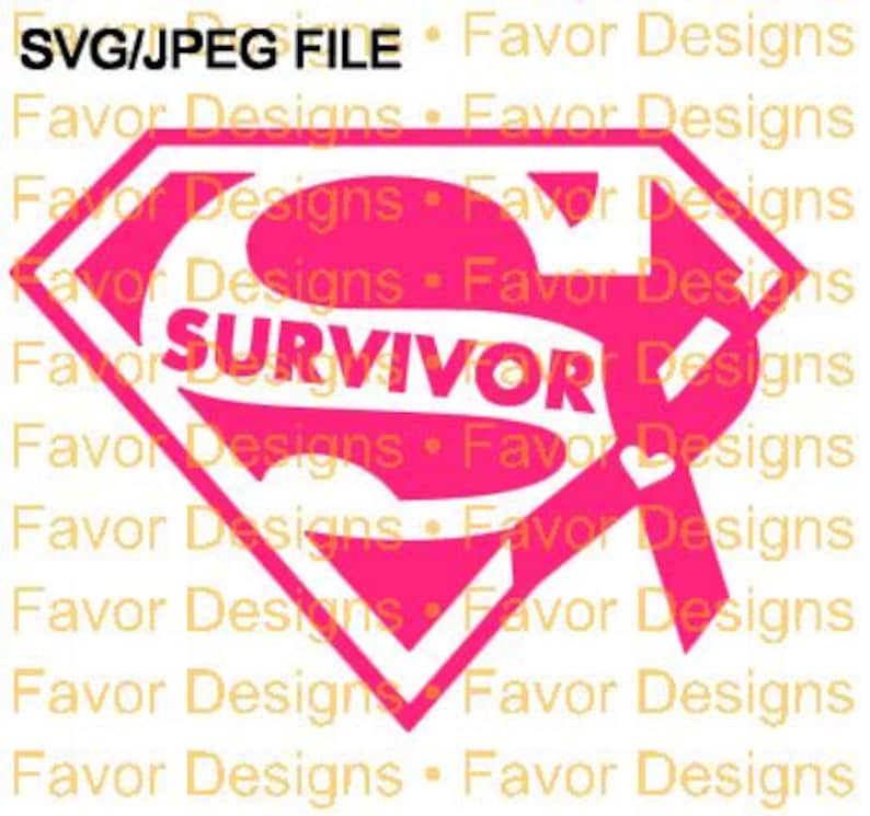 Superhero Cancer Svg
