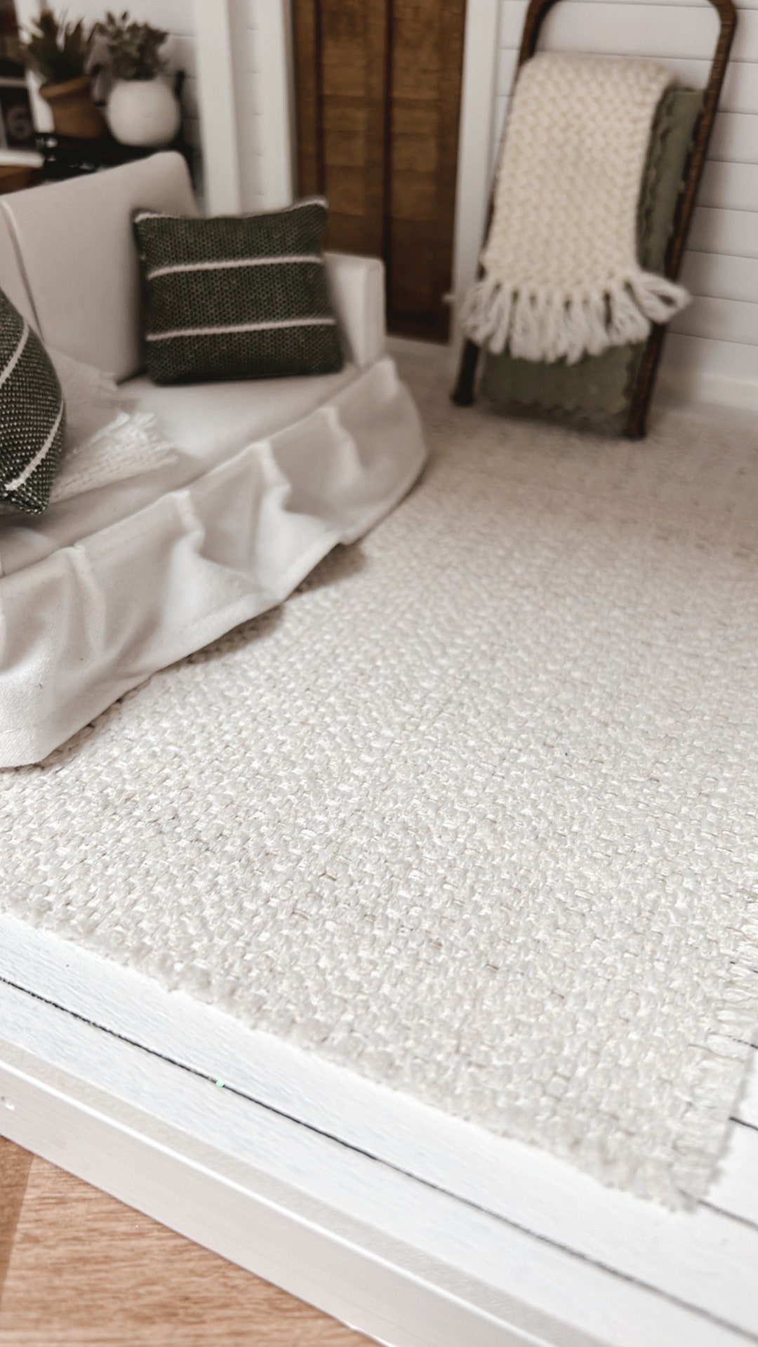 Dollhouse Miniature Area Rug 1:12 Scale,dollhouse Carpet, Dollhouse ...