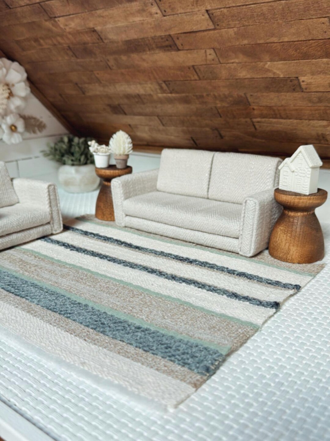 Dollhouse Miniatures Area Rug, Dollhouse Carpet, Dollhouse Runner ...