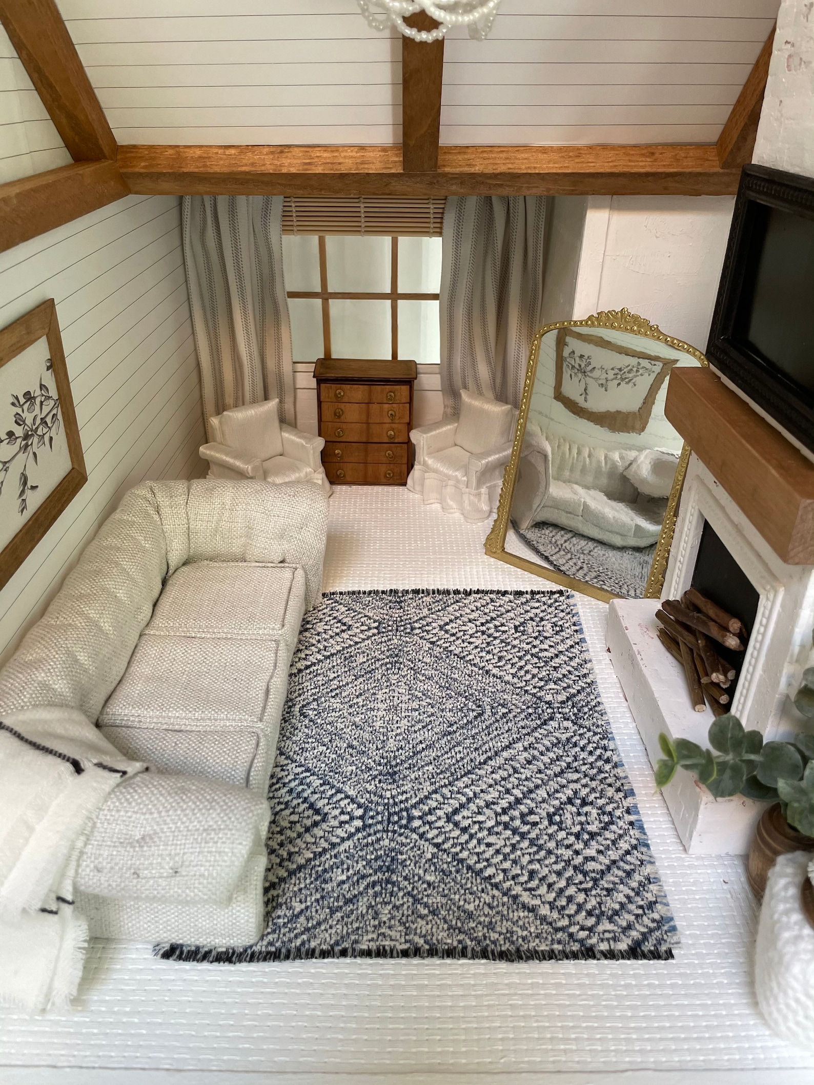 Dollhouse Miniature Area Rug 1:12 Scale Barbie Rug Barbie | Etsy