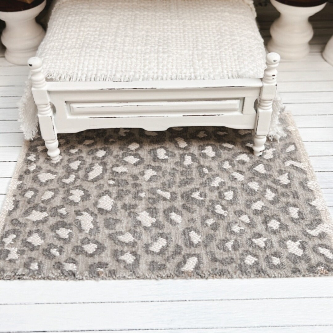 Dollhouse Miniature Area Rug 1:12 Scale Miniature Carpet - Etsy