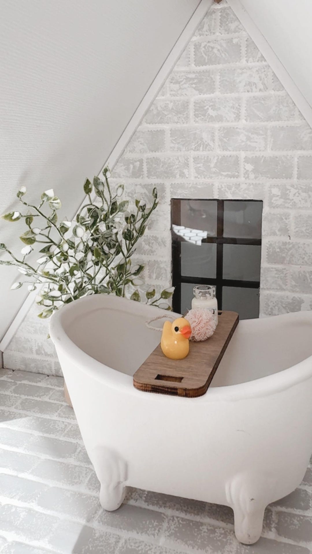 Miniature Ducky, Dollhouse Bath Accessories , Dollhouse Tub Decor ...