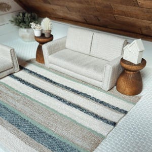 Dollhouse Miniatures Area Rug, Dollhouse Carpet, Dollhouse Runner ...