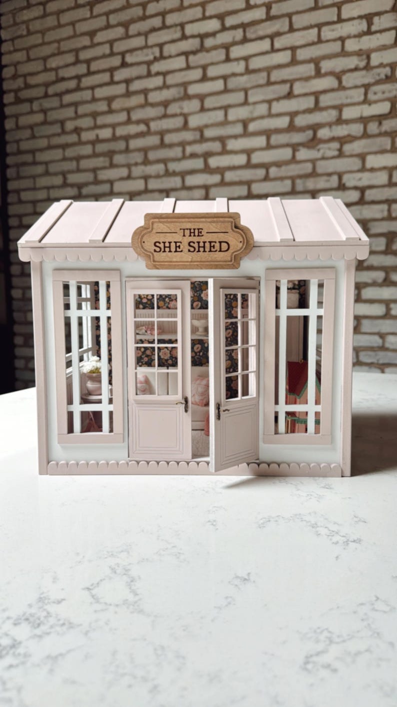 She Shed Kit SVG | Mini Dollhouse| Farm Charm Digital Files | Farmhouse ...