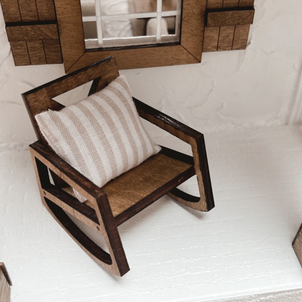 Miniature Rocking Chair - Etsy