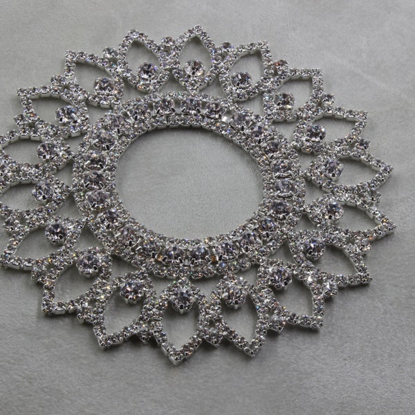 Rhinestone Circle - Etsy