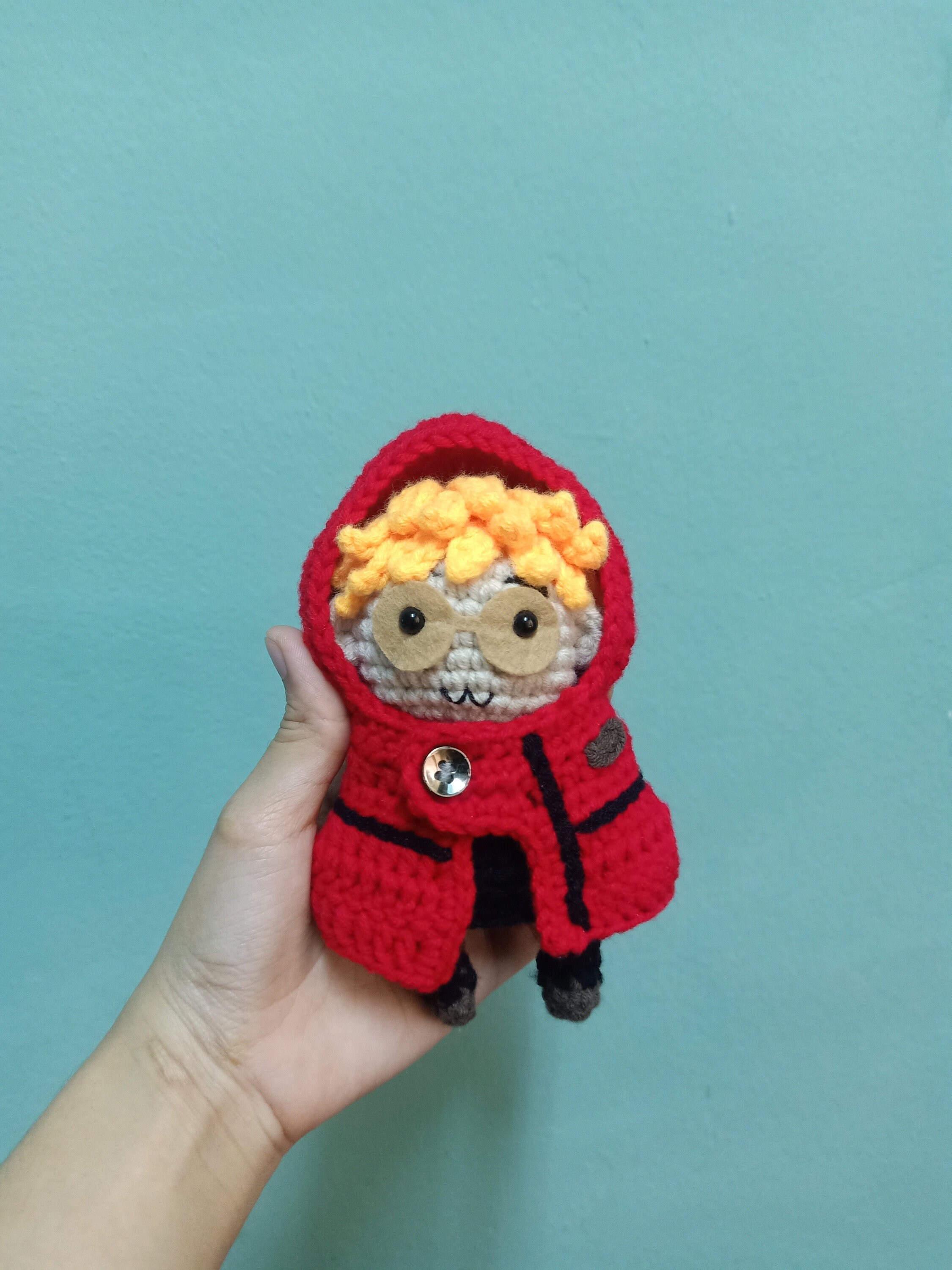 4 Inch Tall Crochet Vash the Stampede With Removable Cloack - Etsy