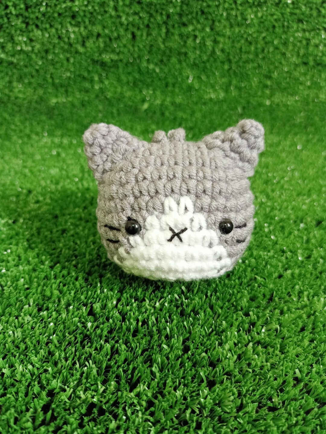 Mini Crochet Cat Keychain Pattern - Etsy
