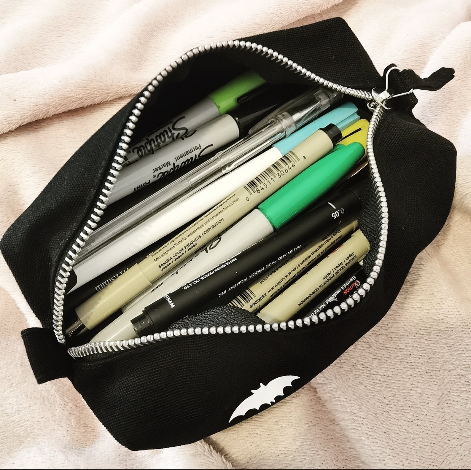 Goth Essentials Make Up/ Pencil Case Emo Gothic Homeware | Etsy