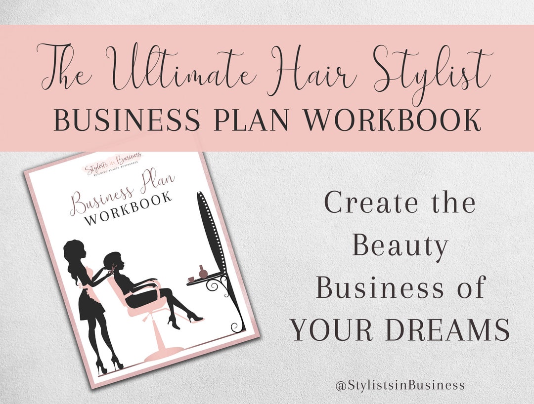 Hair Stylist Business Plan Workbook - Printable - Etsy