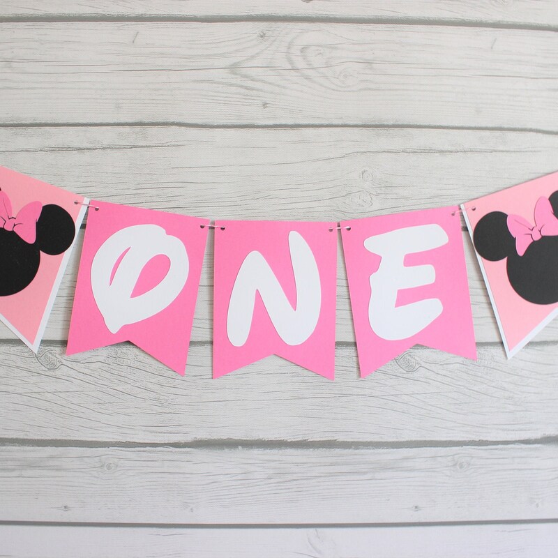 Minnie Mouse Banner - Etsy