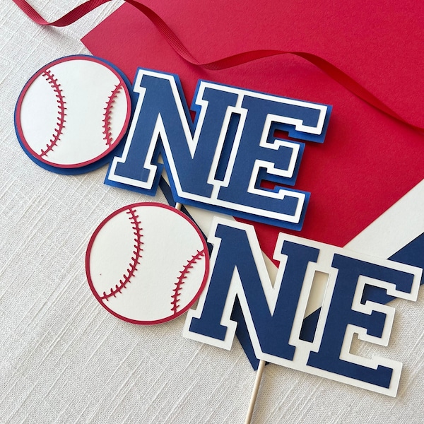 Baseball Cake Topper - Etsy