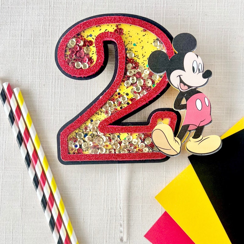 Mickey Mouse Number 1 - Etsy