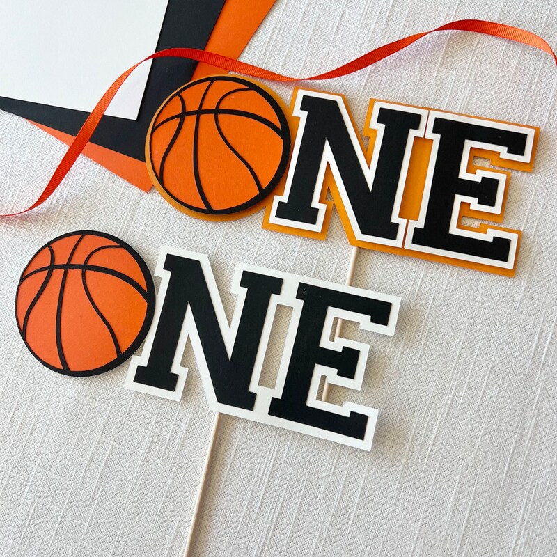 Basketball Cake Topper - Etsy