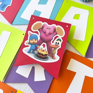 Pocoyo Birthday Banner, Party Decorations, First Birthday, Happy ...
