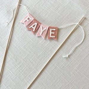 Felt Birthday Cake Topper, Kids Party Decorations, Custom Colors - Etsy