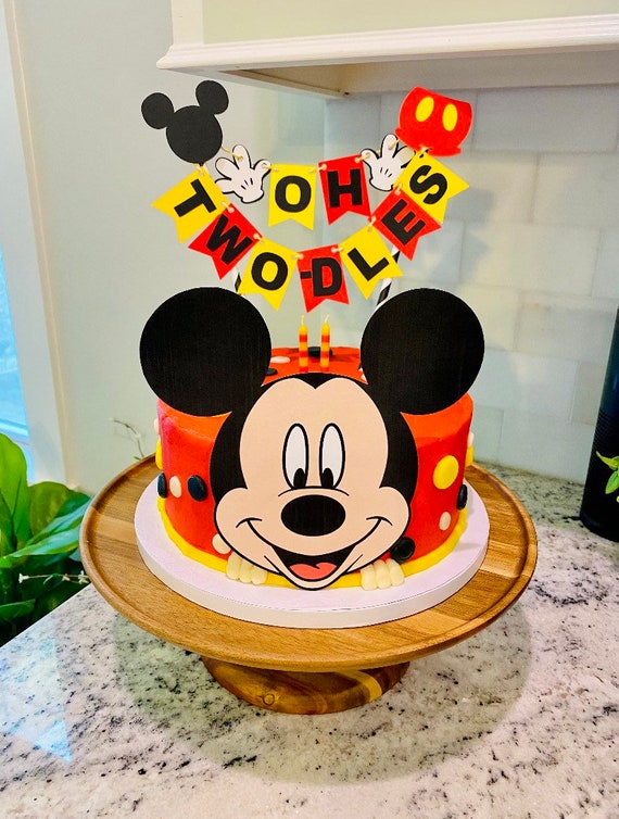 Mickey Mouse Ears Cake Topper Mickey Mouse Cakes & Party Ideas