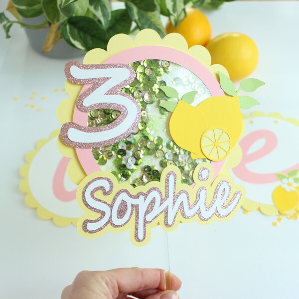 Lemon Cake Topper - Etsy