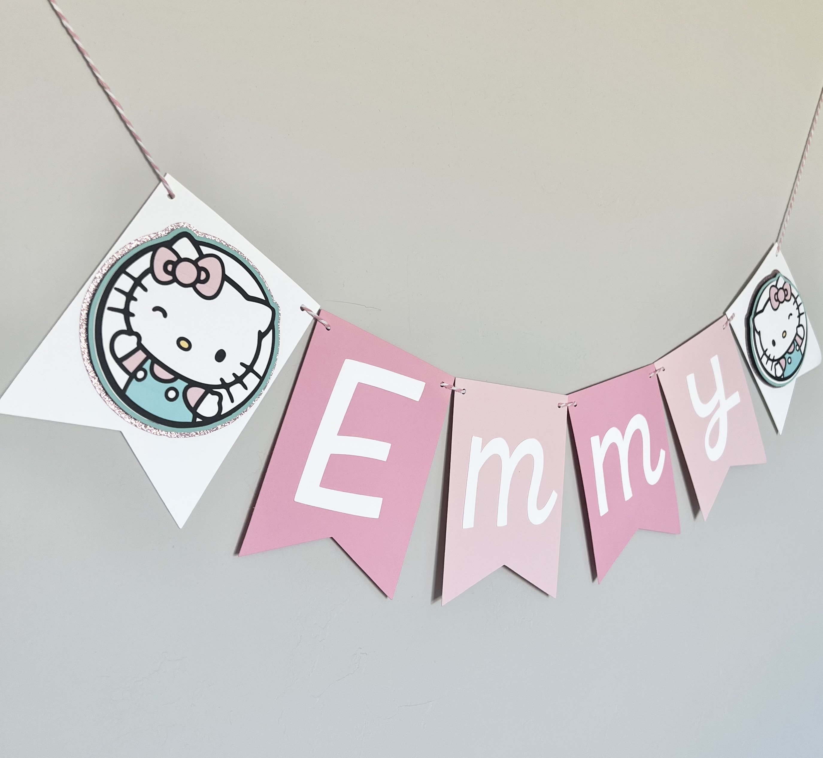 Hello Kitty Birthday Banner, Kids Party Decorations, Cat Party ...