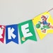 Super Mario Name Banner Birthday Decorations Party Banners - Etsy