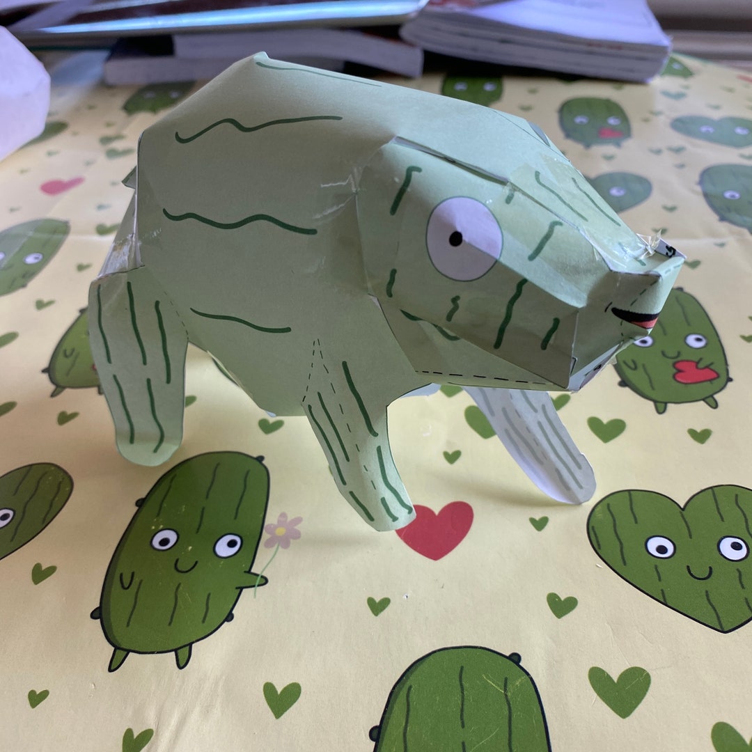 PDF DIGITAL DOWNLOAD Pickle Creature Origami - Etsy Singapore