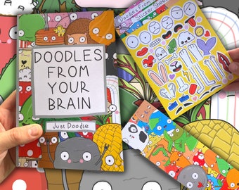 Doodles Clipart | Etsy UK