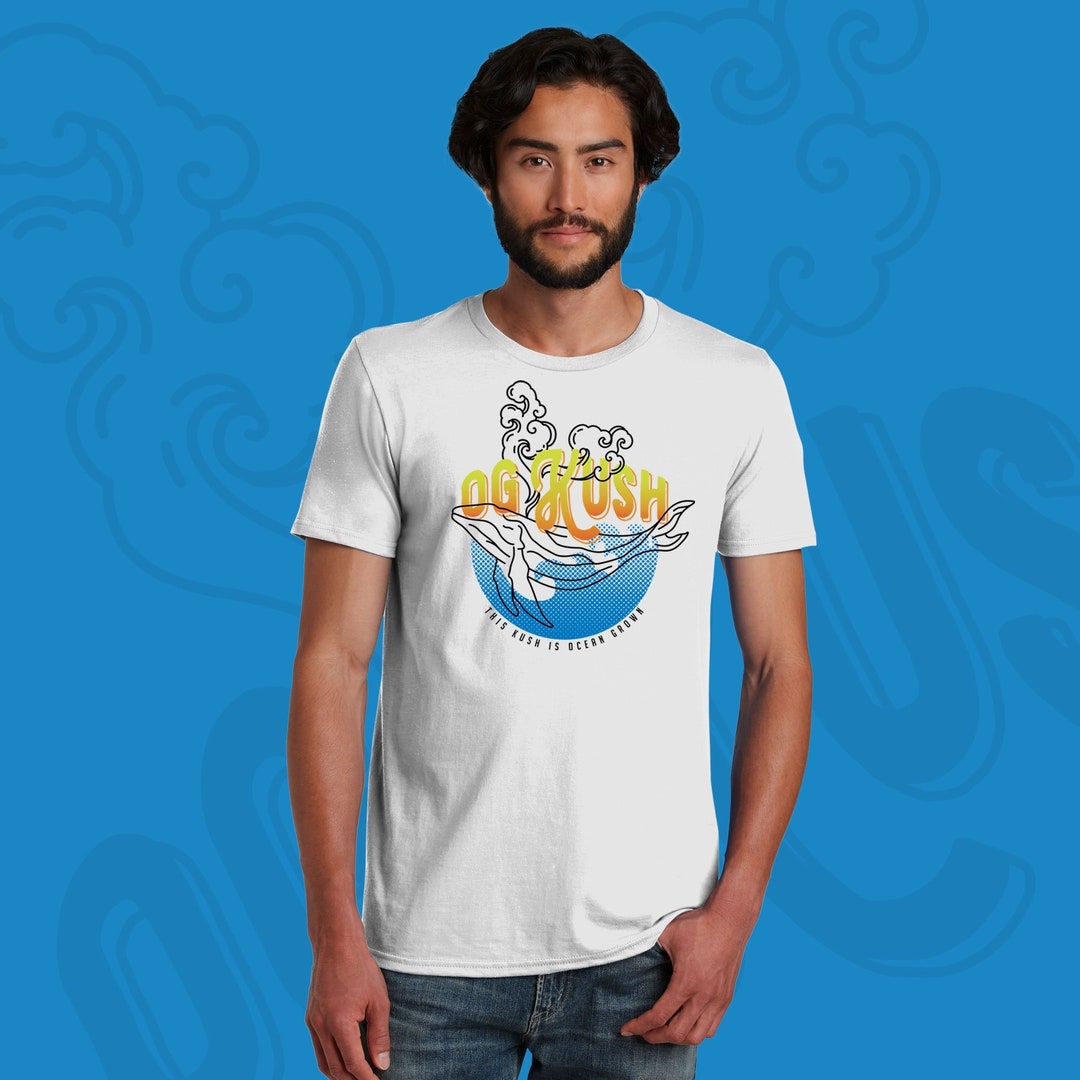 OG Kush Cannabis Marijuana Indica Subtle Weed Strain Art Mens/womens ...