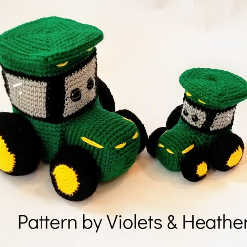 CROCHET PATTERN for Cute Crochet Tractor Crochet Tractor - Etsy Canada