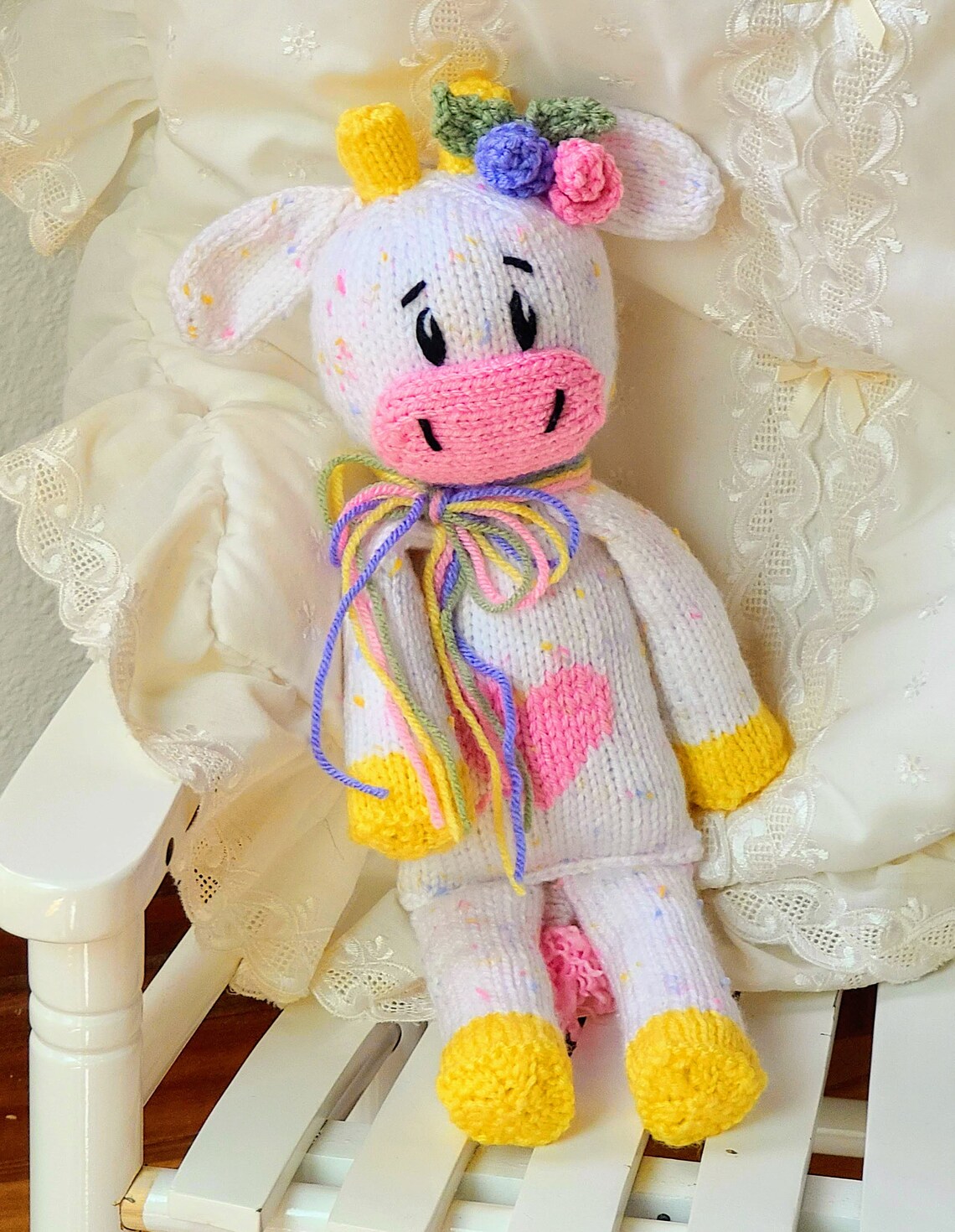 KNITTING PATTERN for Snuggle Cow Knit Amigurumi Pattern Knit - Etsy UK