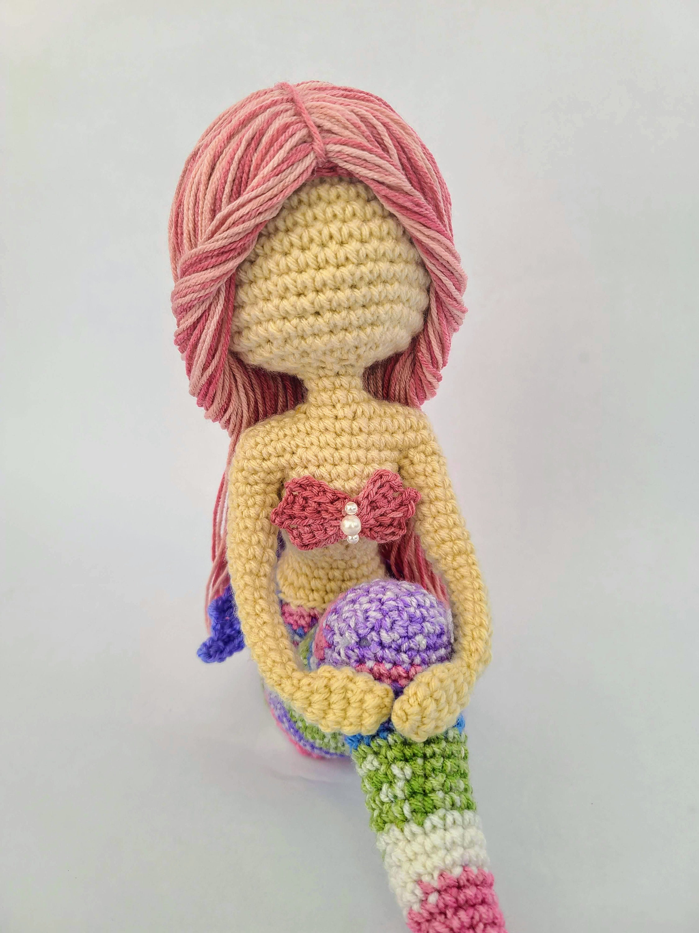 Blue Mermaid Amigurumi Mermaid Pattern North Atlantic Mermaid Crochet ...