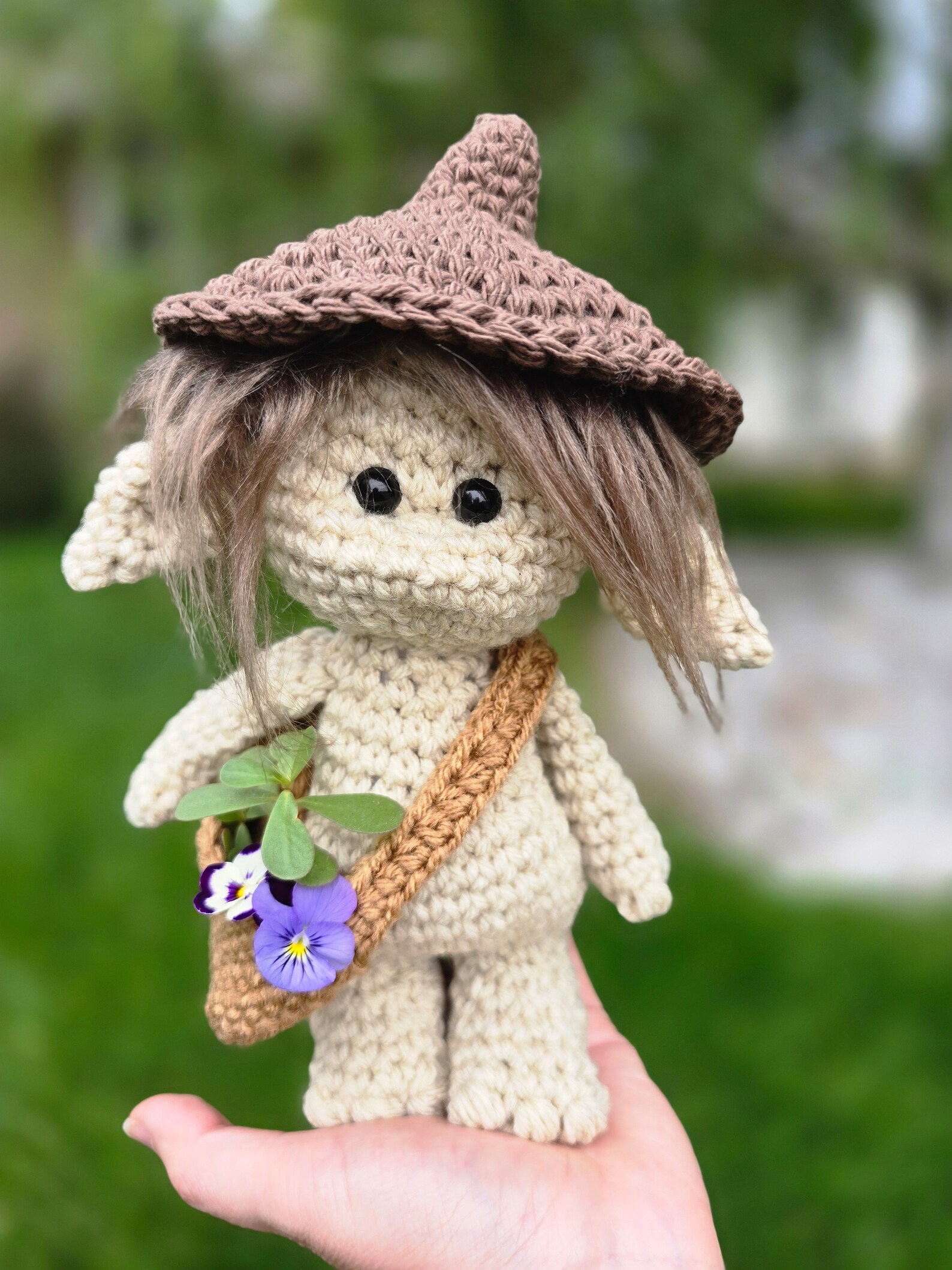 CROCHET PATTERN for Hedge Witch Troll. Troll Amigurumi Pattern. Pixie ...