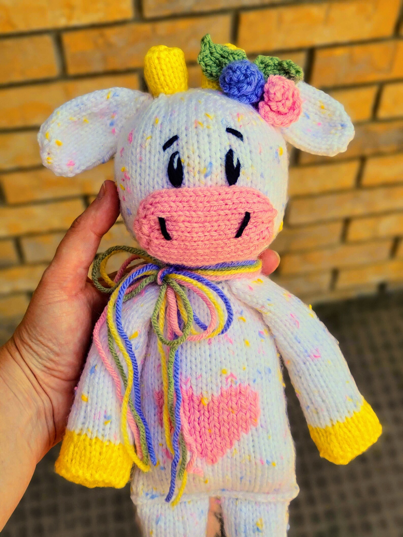 KNITTING PATTERN for Snuggle Cow Knit Amigurumi Pattern Knit - Etsy