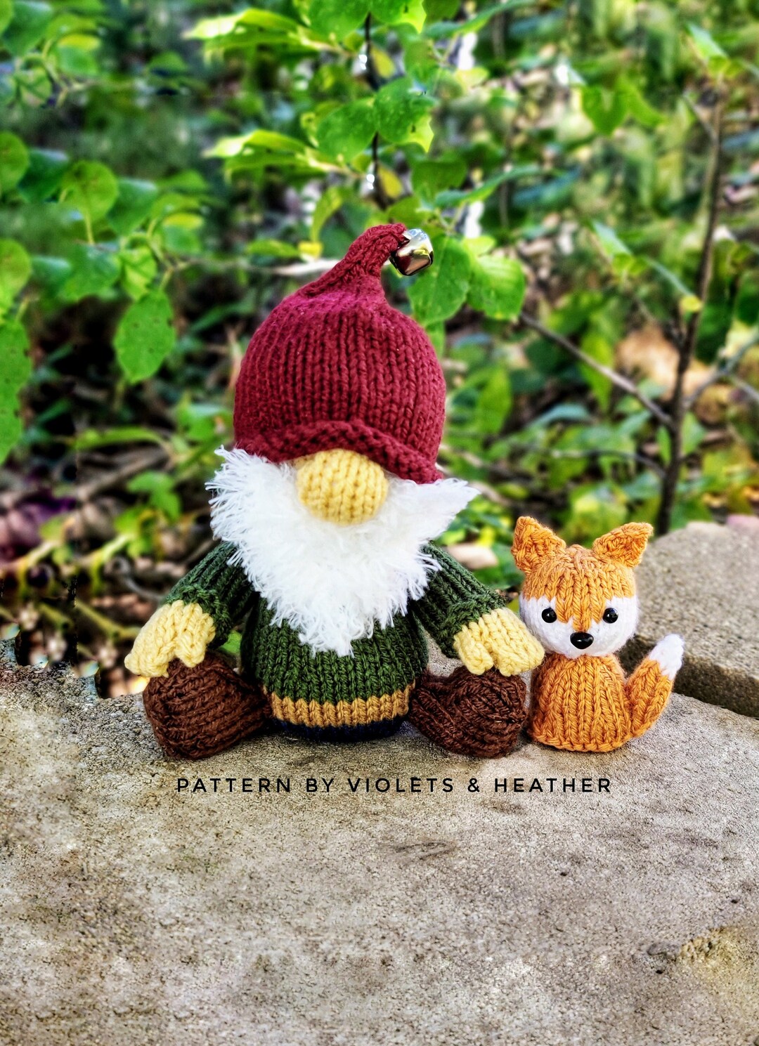 KNITTING PATTERN for Cute Woodland Gnome Cute Gnome Pattern - Etsy