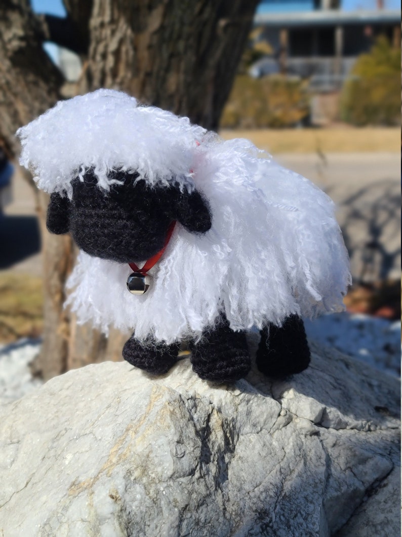 CROCHET PATTERN for Fuzzy Sheep.fluffy Lamb Crochet Pattern. Amigurumi ...