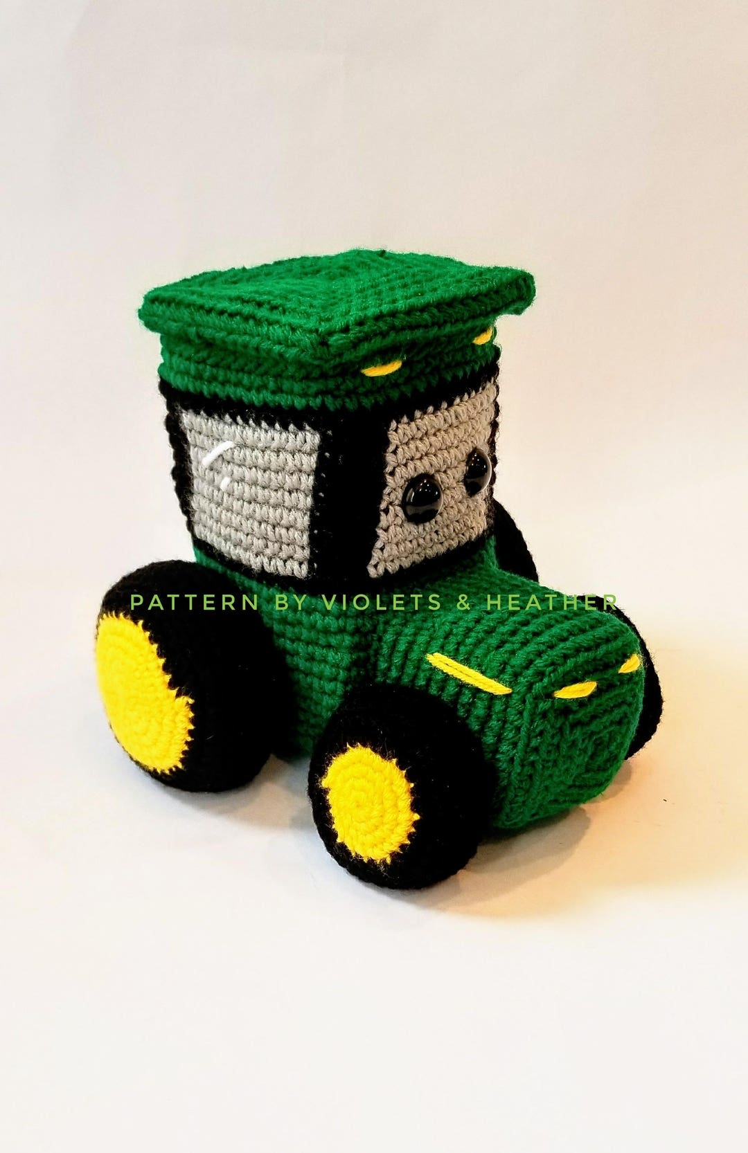 CROCHET PATTERN for Cute Crochet Tractor Crochet Tractor - Etsy Canada