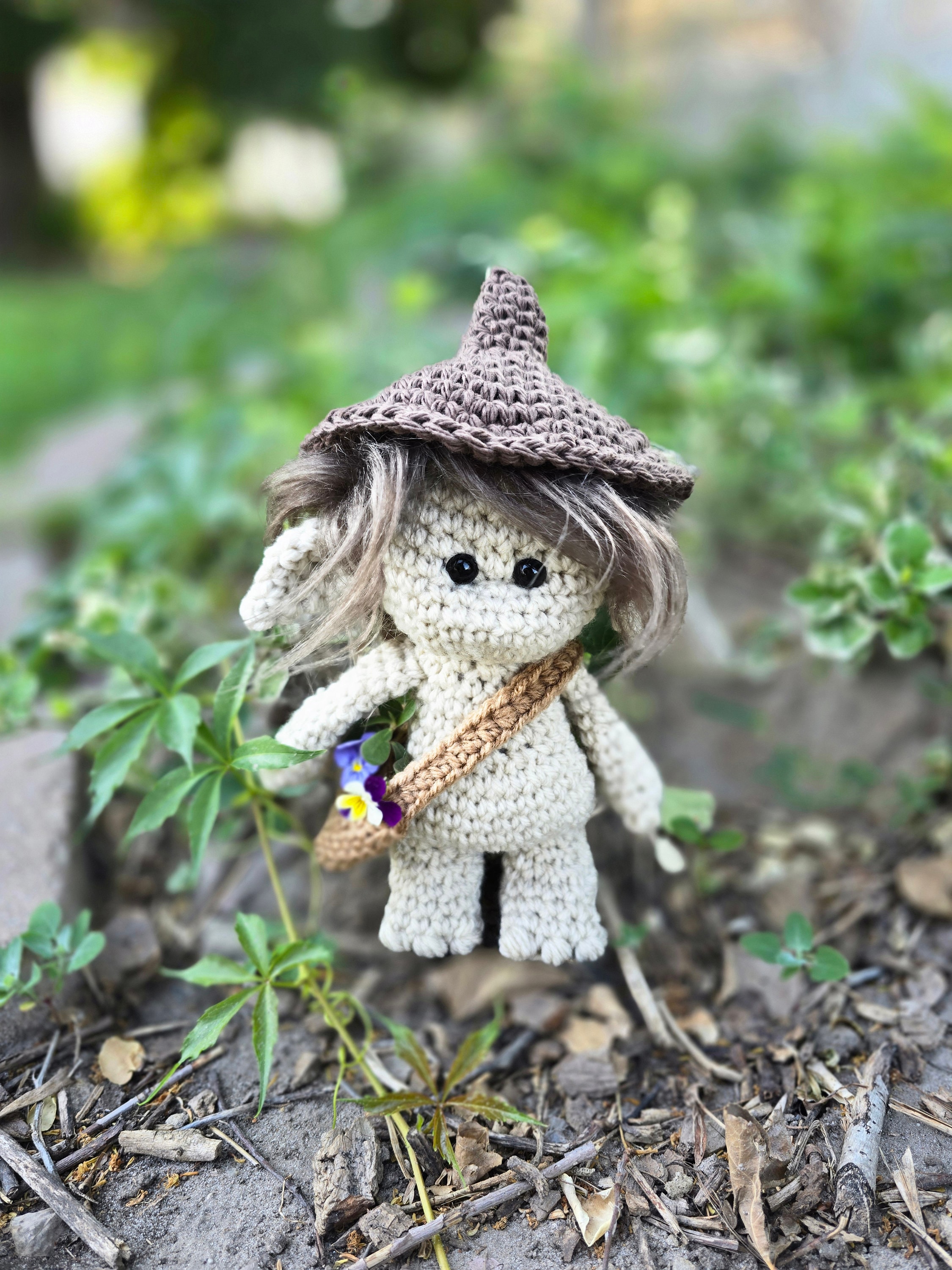 CROCHET PATTERN for Hedge Witch Troll. Troll Amigurumi Pattern. Pixie ...