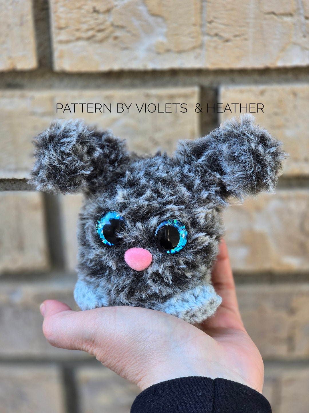 CROCHET PATTERN for Dust Bunny, Cute Bunny Amigurumi, Cute Rabbit ...