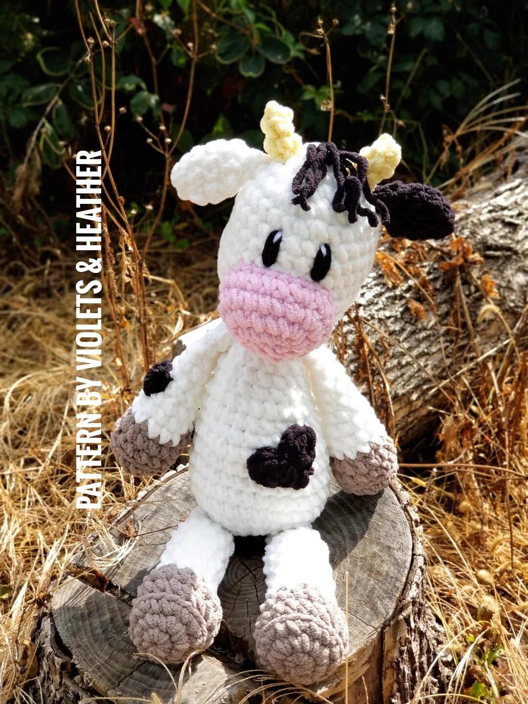 CROCHET PATTERN for Cuddly Cow, Cow Pattern, Crochet Cow. Instant PDF ...
