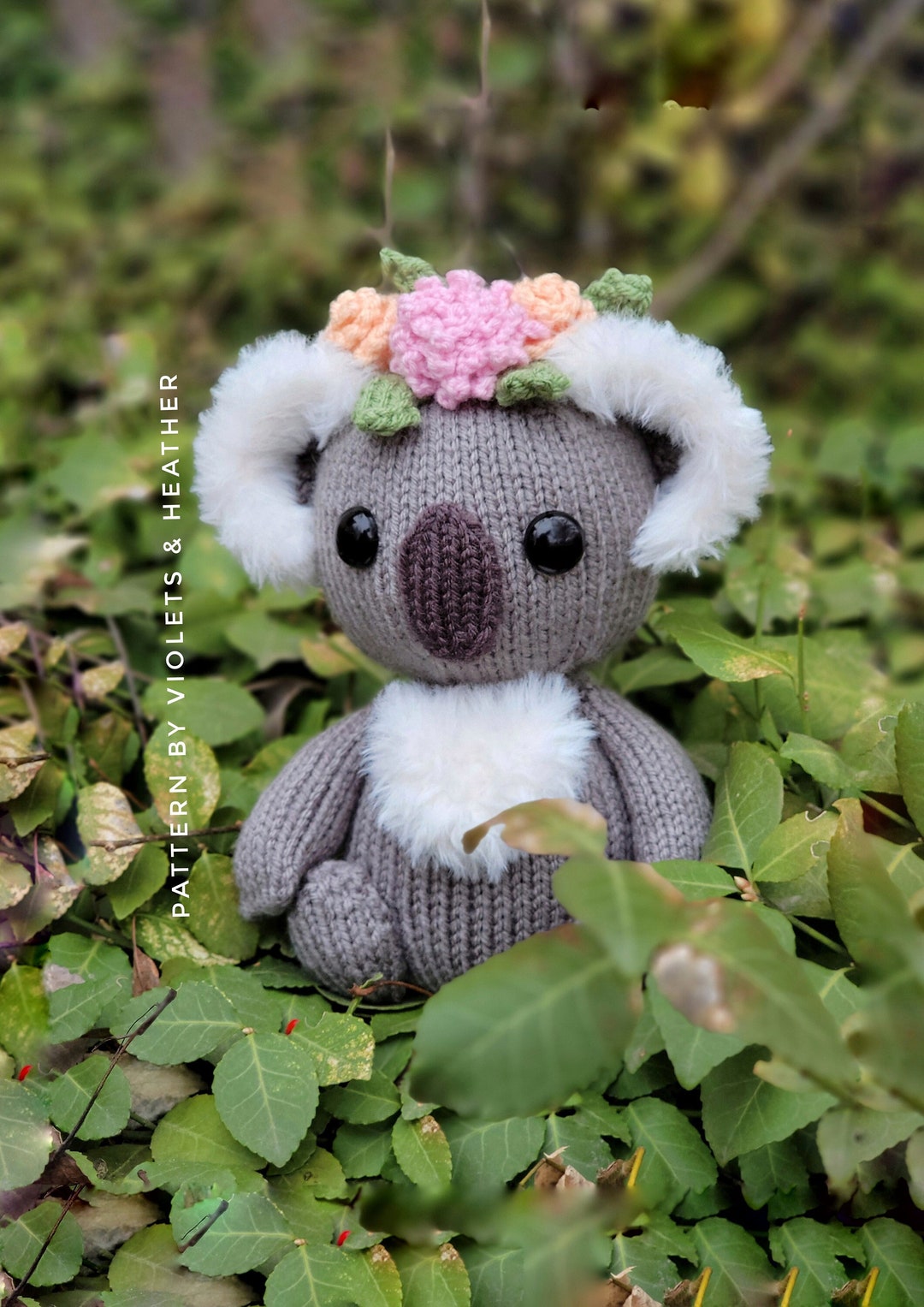 KNITTING PATTERN for Cute Koala. Knit in the Round Pattern. Cute Knit ...