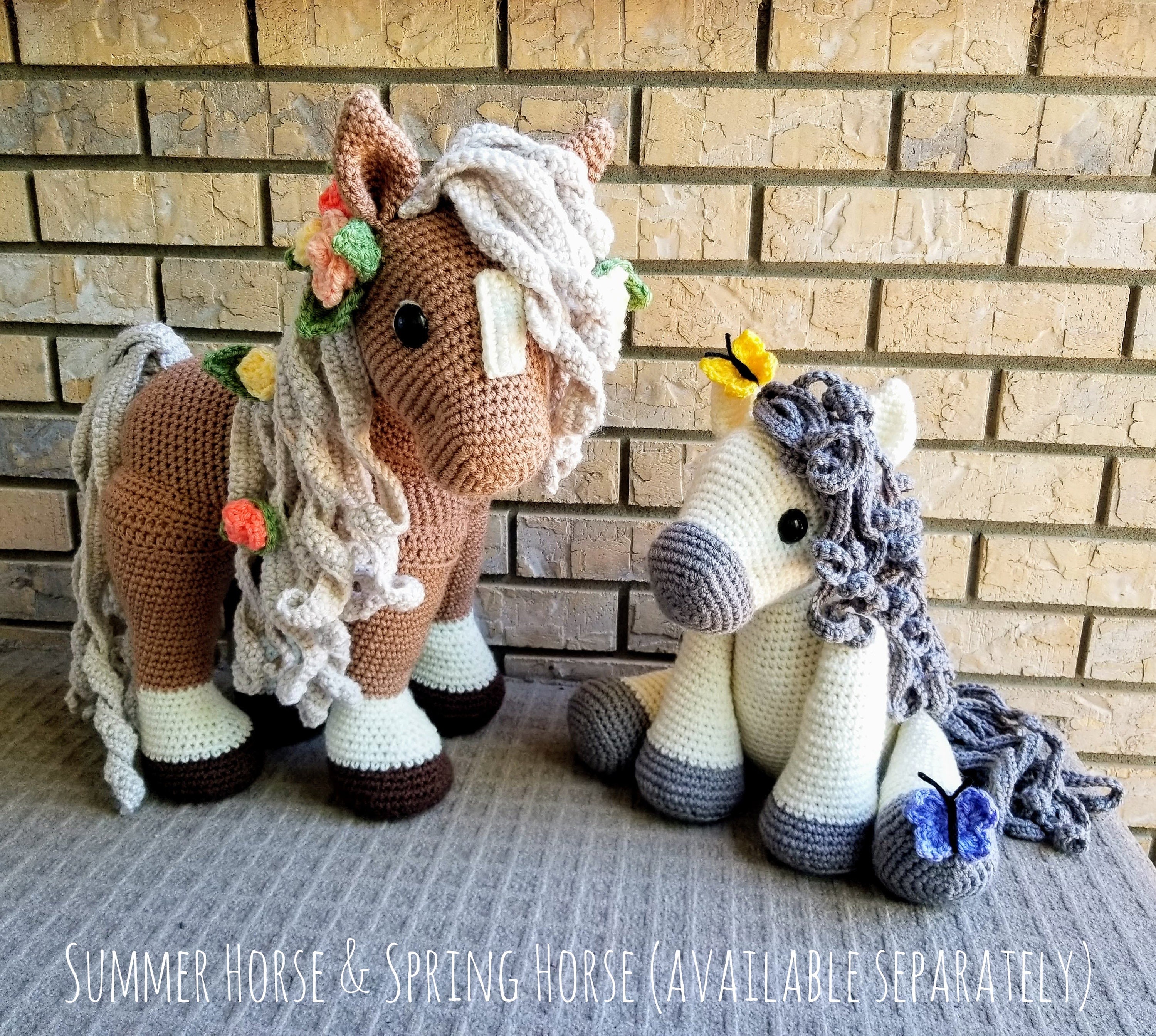 CROCHET PATTERN for Summer Horse Instant PDF Download. | Etsy
