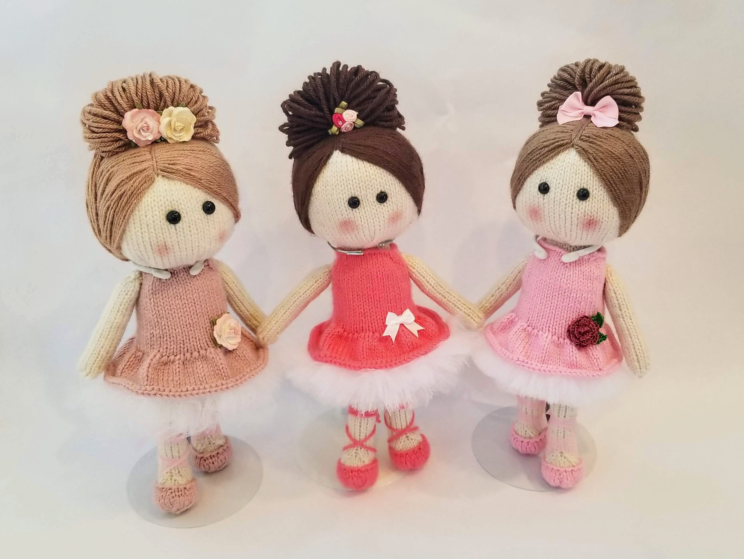 KNITTING PATTERN for Ballerina Knit Doll, Instant PDF Pattern Download ...