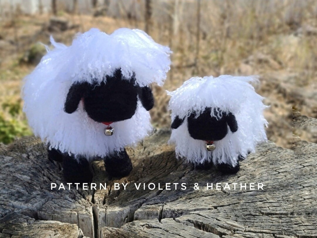 CROCHET PATTERN for Fuzzy Sheep.fluffy Lamb Crochet Pattern. Amigurumi ...