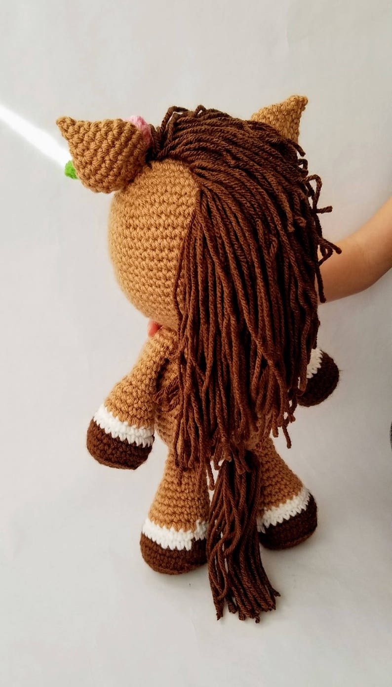 CROCHET PATTERN for Pretty Crochet Horse Pretty Pony Crochet | Etsy