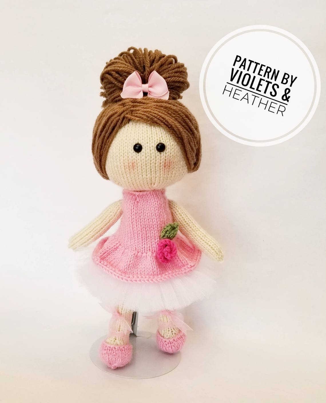 KNITTING PATTERN for Ballerina Knit Doll, Instant PDF Pattern Download ...