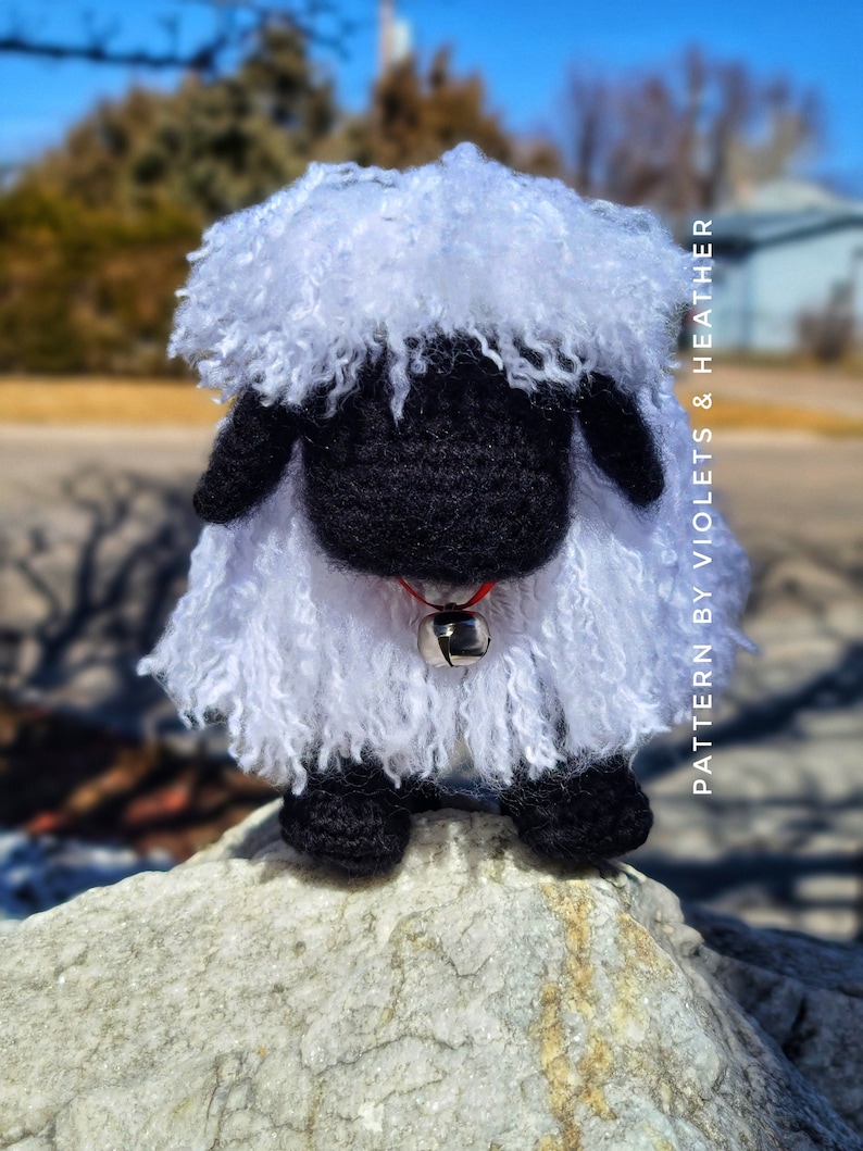 CROCHET PATTERN for Fuzzy Sheep.fluffy Lamb Crochet Pattern. Amigurumi ...