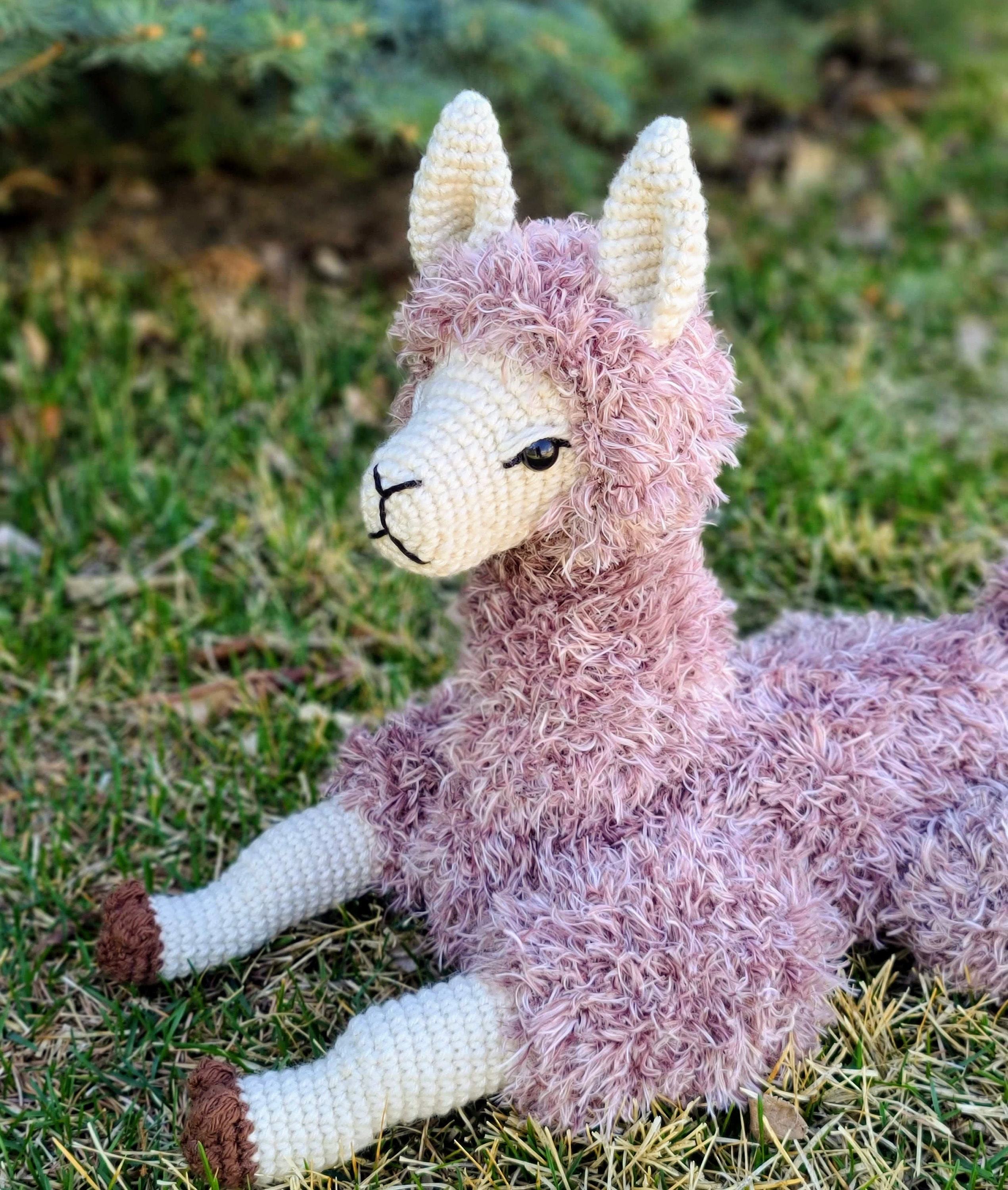 CROCHET PATTERN for Lounging Llama.crochet Llama | Etsy
